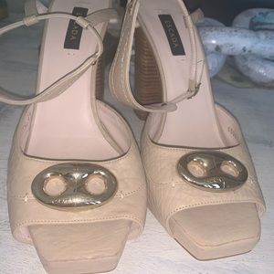 Escada | Shoes | Escada Logo Heels | Poshmark